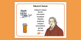 Edward Jenner Display Banner (teacher made) - Twinkl