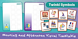 Twinkl Symbols: Mealtime Visual Timetable