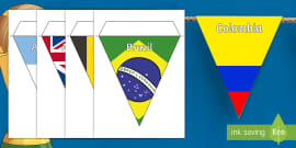World Flag Bunting | Primary Resources (teacher made)