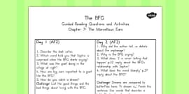 FREE! - AF2 Guided Reading Question Mat (teacher made)