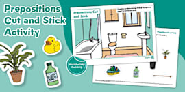 Preposition Board Game