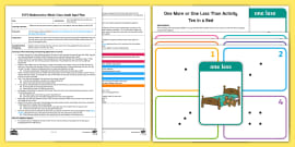 EYFS Maths One More and One Less Frog Plan and Resource Pack