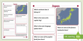 KS1 Japan Fact File (teacher made) - Twinkl