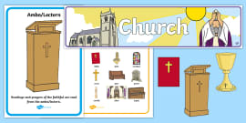 Parts of a Church Labelling Activity | Primary Resources