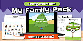 History Junior Infants My Family Pack 2