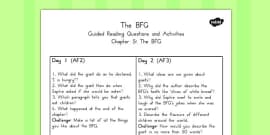 AF3 Guided Reading Question Mat (teacher made) - Twinkl