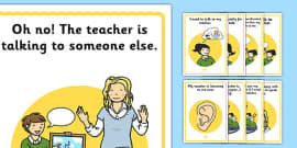 Social Story Sitting on the Mat Booklet