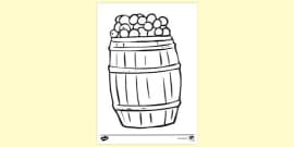 FREE! - Recorder Barrel Colouring Sheet | Colouring Sheets