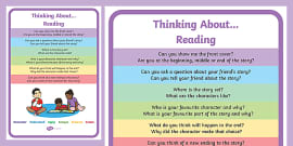 Bloom's Taxonomy Questions for Reading (teacher made)