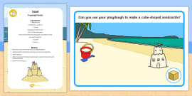 Sandcastle 2D Shapes | 2D Shapes Teaching Resources | Twinkl