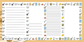 FREE! - Pancake Recipe Word Mat - pancake, recipe, word mat, keywords