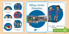 Swearing Social Situation Story - Teaching Resource - Twinkl