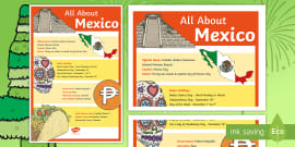 All About Mexico Research and Write Activity | Twinkl