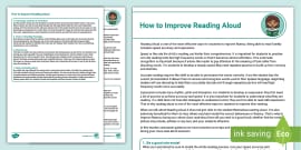 Reading Aloud Activity Cards (teacher made) - Twinkl