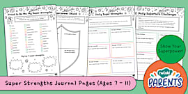 Self-Esteem Journal Pages for Kids