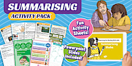 SWBST Story Summarising Worksheet