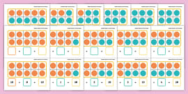 Number Bonds to 10 Ten Frame Activity (teacher made)