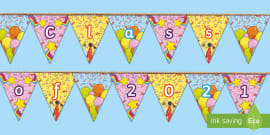 Colourful Bunting - Classroom Display Resource