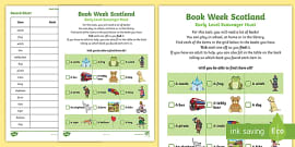 Storybook Scavenger Hunt Activity (teacher made)