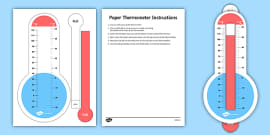 Interactive Thermometer Tool | Twinkl Go! (teacher made)
