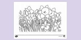 FREE! - Spring Onion Colouring Page (teacher made)