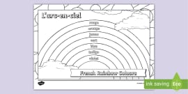 👉 French Winter Colour by Number Activity Sheet - Twinkl