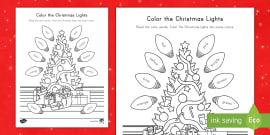 Christmas Ornaments Missing Letters Cut and Paste Activity