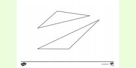 FREE! - Triangle Colouring Sheet | Colouring Sheets | Twinkl