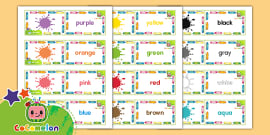 FREE! - CoComelon: Colour by Number Activity - Twinkl