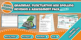 Year 5 Spring 1 Grammar, Punctuation and Spelling Pack