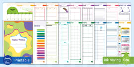 Editable Teacher File | Organisational Tools For Teachers