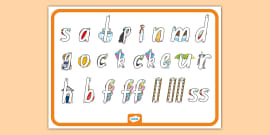 Twinkl Phonics Level 2 Sound and Sight Word Mat - Twinkl