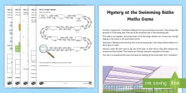 Swimming Pool Maths Worksheet / Worksheet (teacher made)