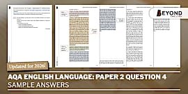 AQA Language Paper 1: Section B Sample Answers - Jane Eyre