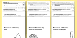 Kindergarten Statistics and Probability Assessment Pack-Australia