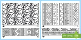 Cultural Groups In South Africa | Colouring Pages - Twinkl