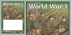 First World War Book Cover - First world war Book Cover