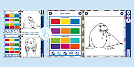 We Work Together Colouring Sheet (teacher made) - Twinkl