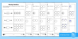 Multiplication Tables Missing Numbers Worksheets - Twinkl