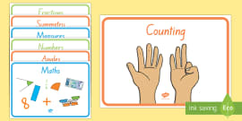 FREE! - 👉 Numeracy Prompts Display Poster (teacher made)