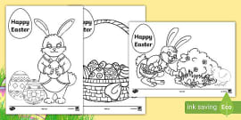 FREE! - Happy Easter Images | Easter Colouring Sheets | New Zealand