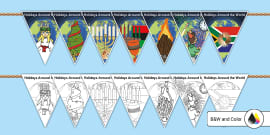 Holidays Around the World Posters (Teacher-Made) - Twinkl