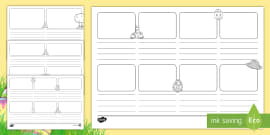 Easter Holiday Snapshots Writing Frame (teacher made)