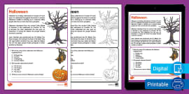 FREE! - The History of Halloween Reading Comprehension