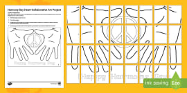 Valentine's Day Collaborative Art Project (teacher made)