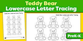 Toys Uppercase Letter Tracing Worksheet - Letter Formation