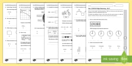 NAPLAN Practice Tests: Year 3 Maths | Numeracy | Teacher-made