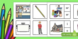 Find and Sink /p/Final Sound Game Worksheet - Twinkl