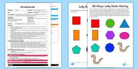 Recognising Colours Wriggly Worm Activity EYFS Resource Pack