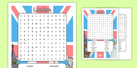 KS2 UK Capital Cities: London Differentiated Worksheets